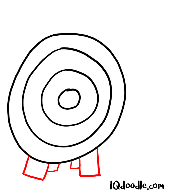 How to Doodle a Target - IQ Doodle School