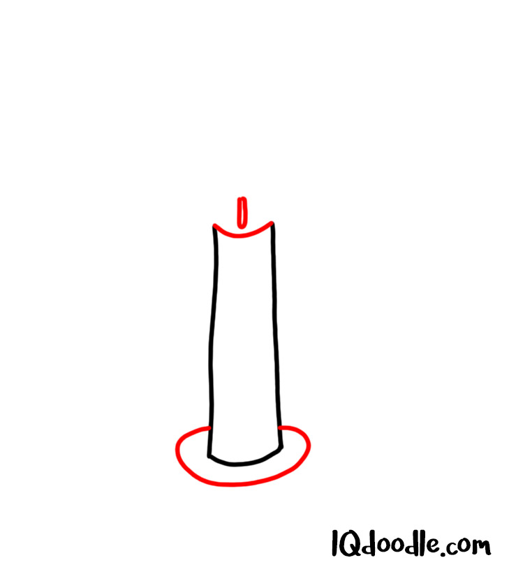 How to Doodle a Candle - IQ Doodle School