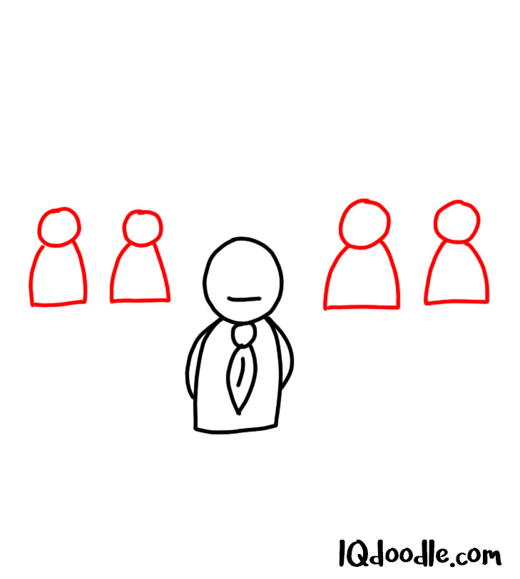 How to Doodle a Leader - IQ Doodle School